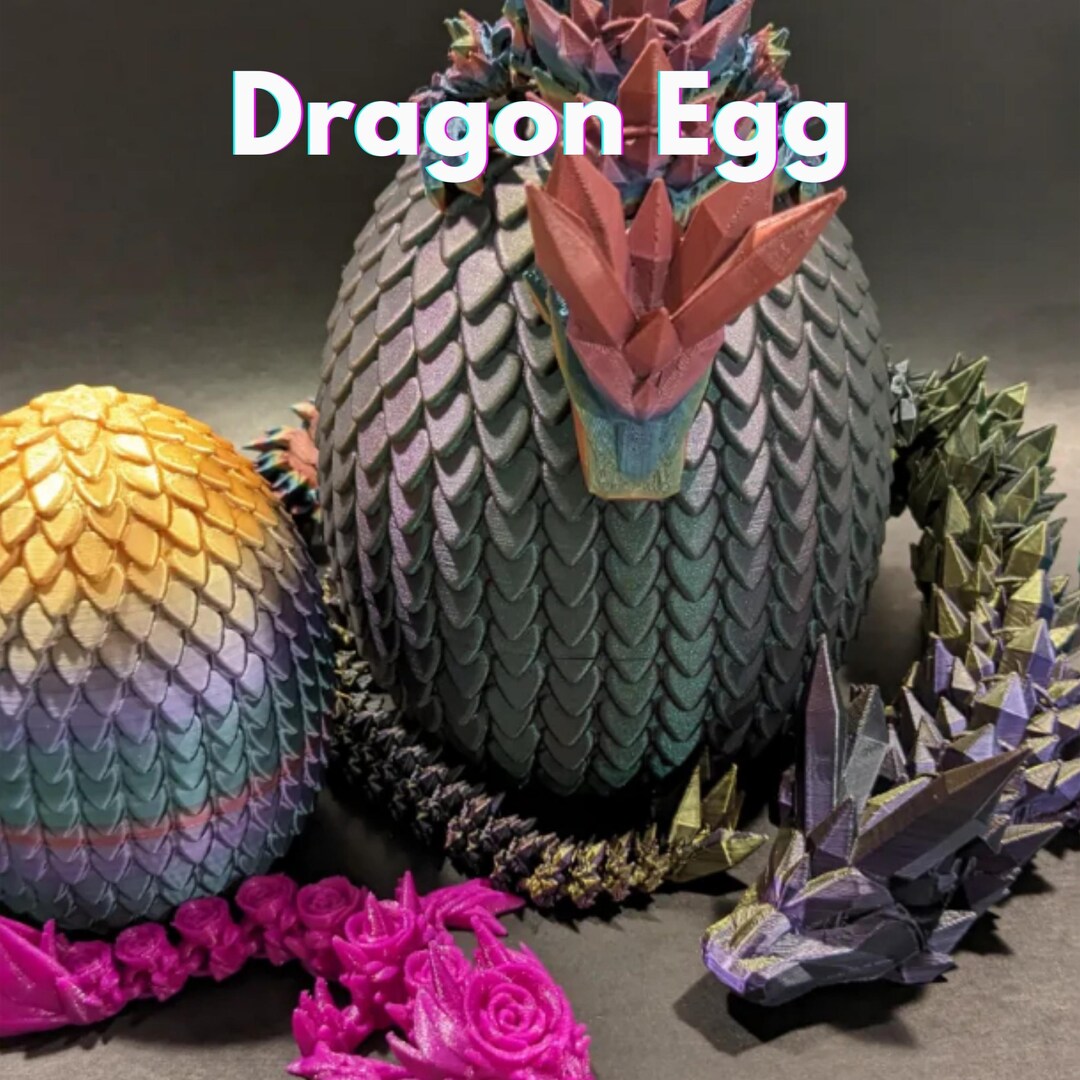 3D Printed Pine Cone Dragon Egg Fantasy-inspired Decor, Unique Gift for ...