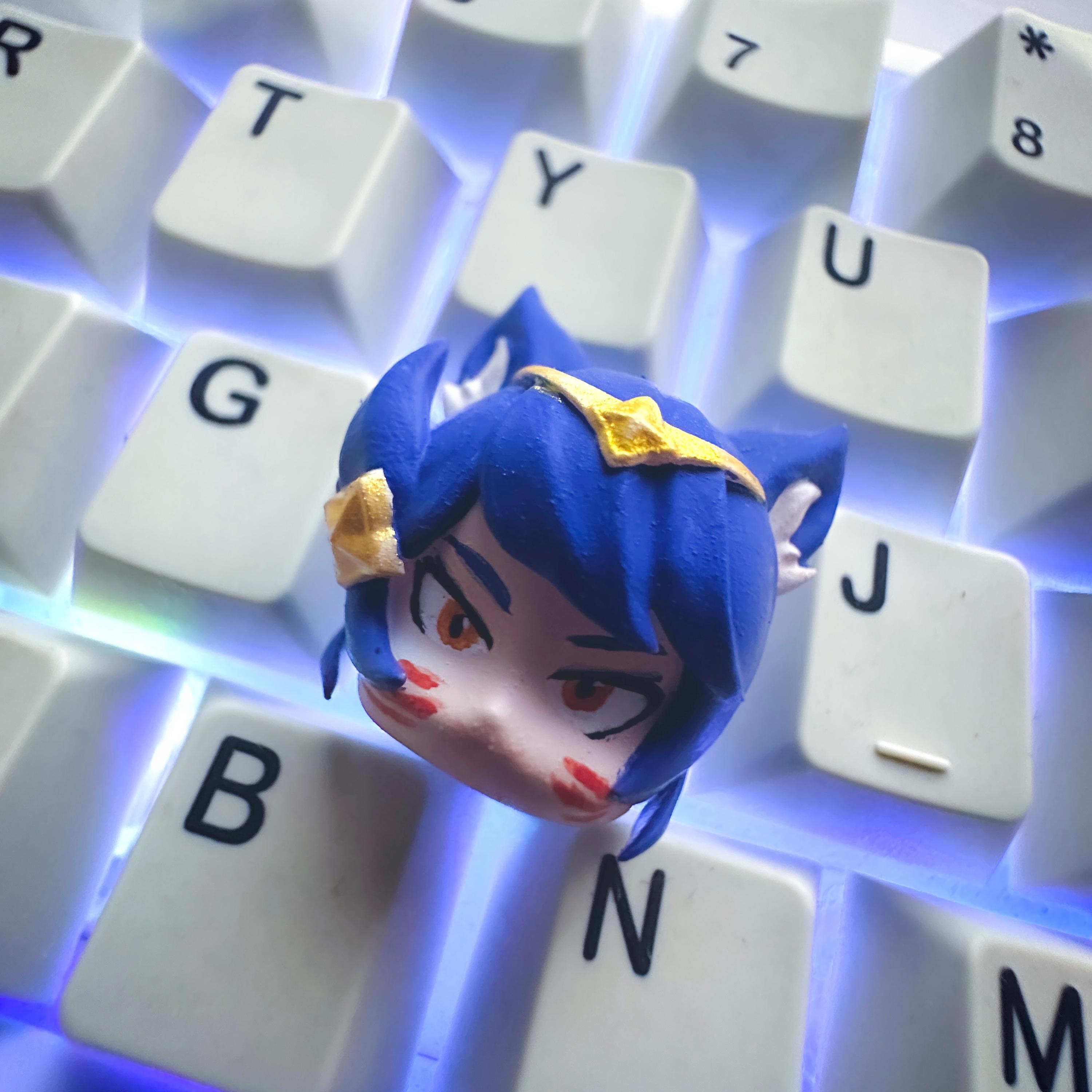 3D Printed League of Legends Keycap Set Unpainted Gray Custom ...