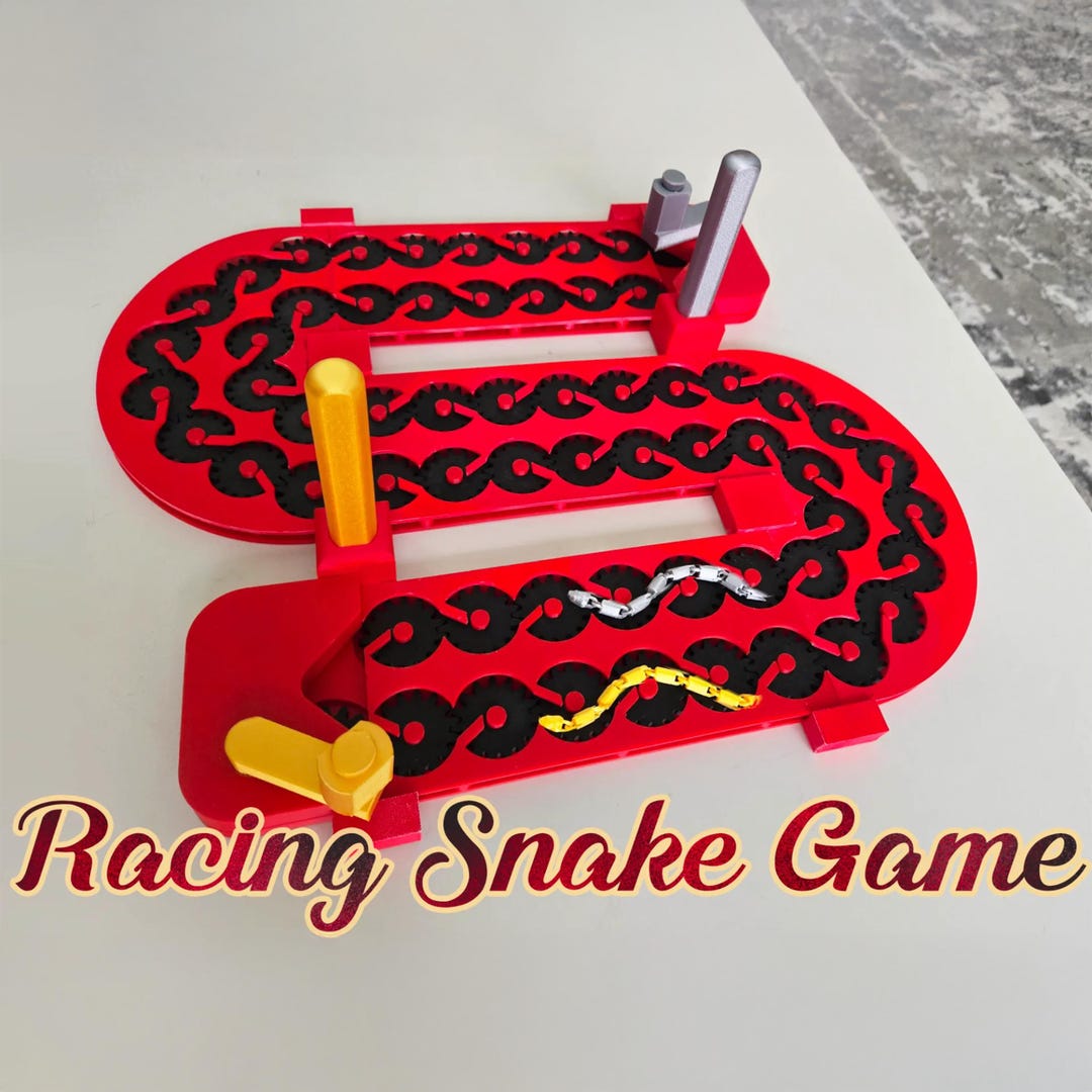 Racing Snake Lunar New Year Board Game Fun Party Game for All Ages ...