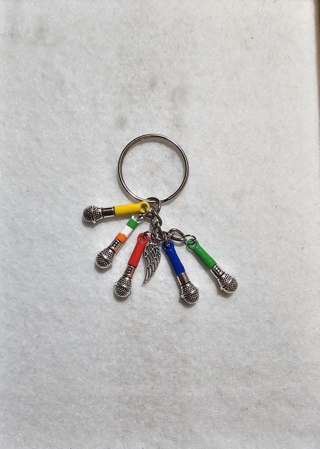 One Direction Microphone Keychain, Hand-painted - Etsy