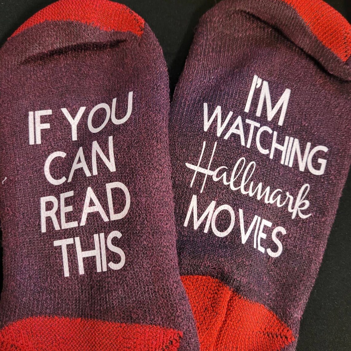 Hallmark Socks/if You Can Read This/gifts for Her/funny - Etsy