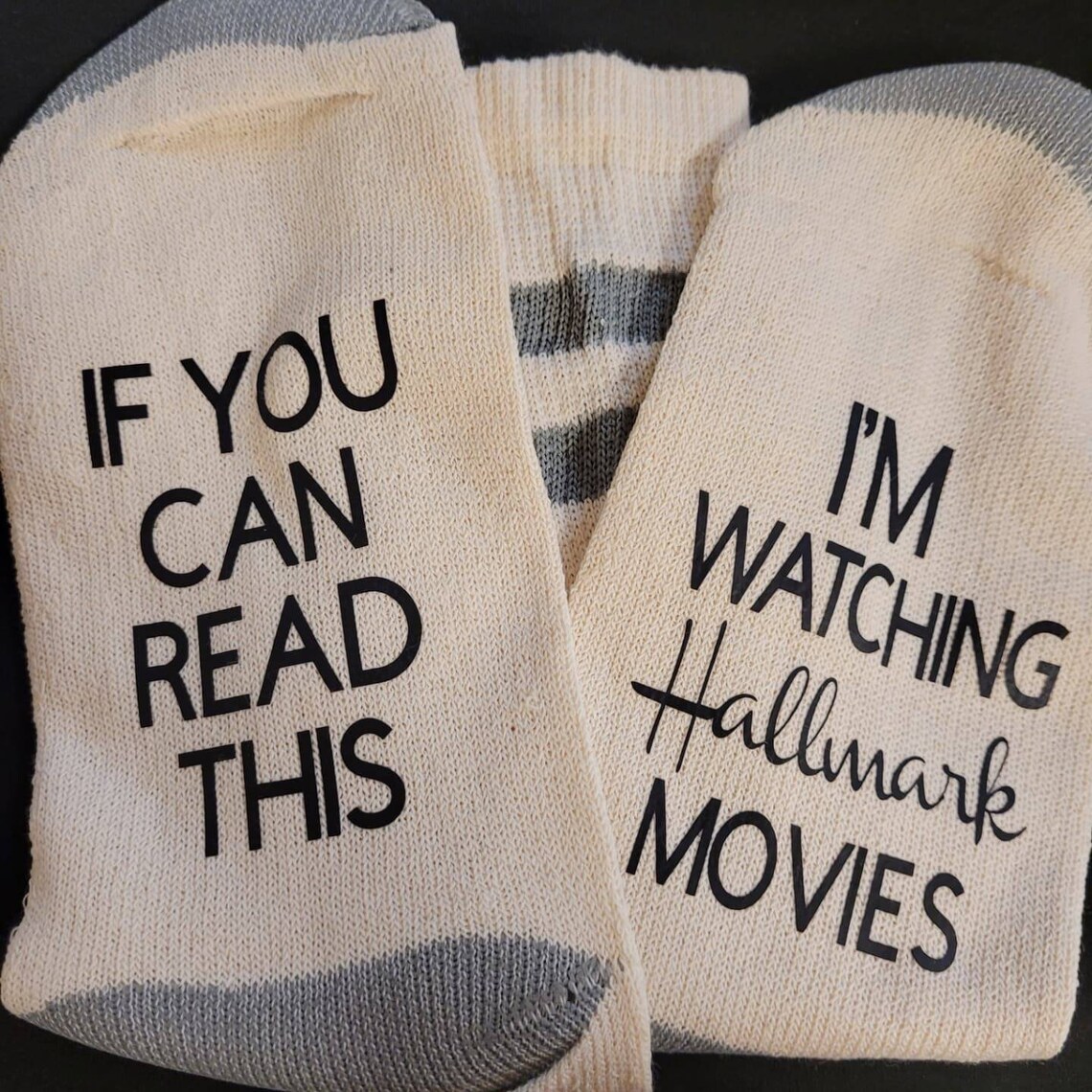 Hallmark Socks/if You Can Read This/gifts for Her/funny Socks/movie ...