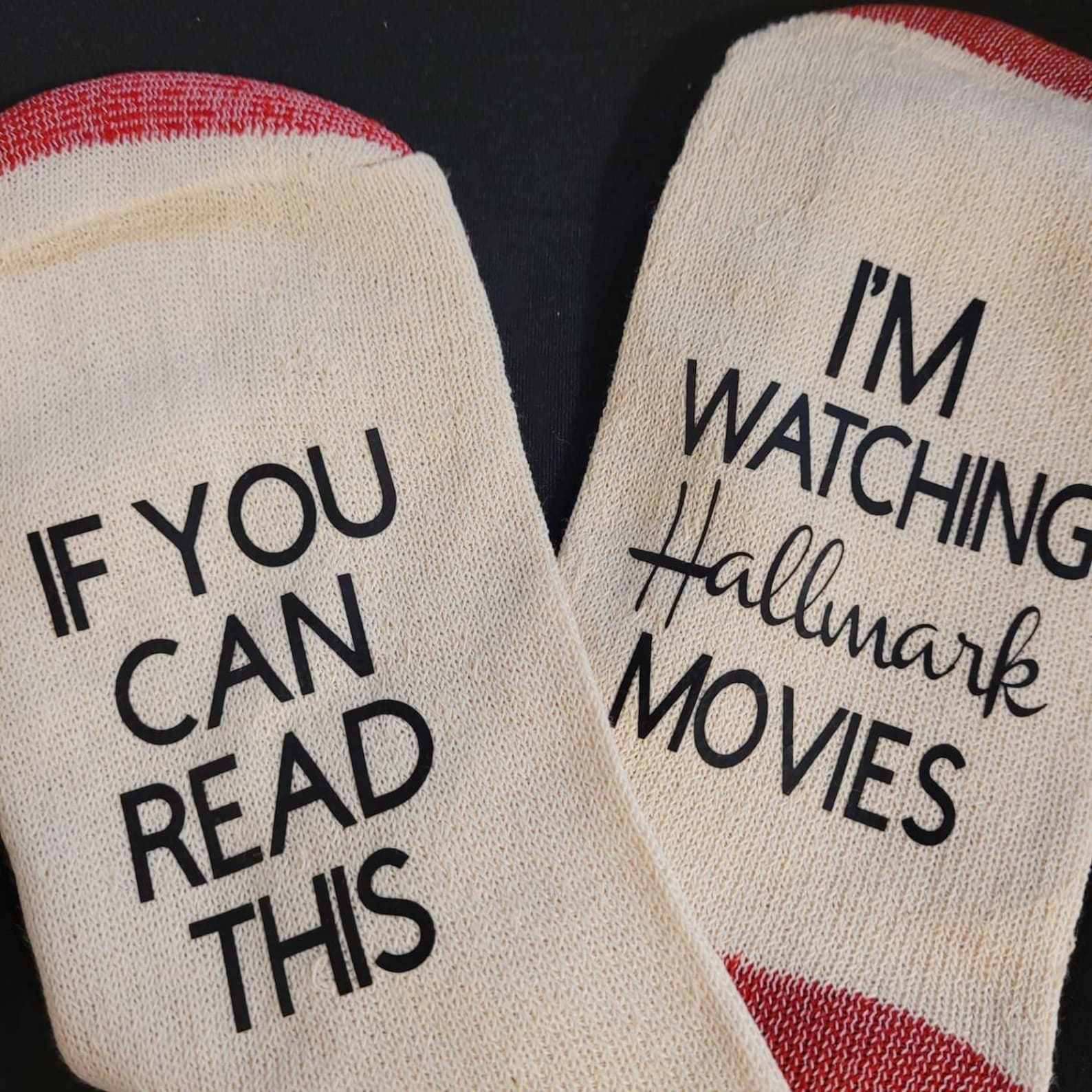 Hallmark Socks/if You Can Read This/gifts for Her/funny Socks/movie ...
