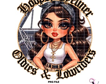 Chicana La Chola Style ,PNG, Old School - Etsy
