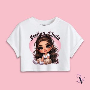 Feeling Chula Chibi PNG: Coquette Chicana Latina Design (digital ...