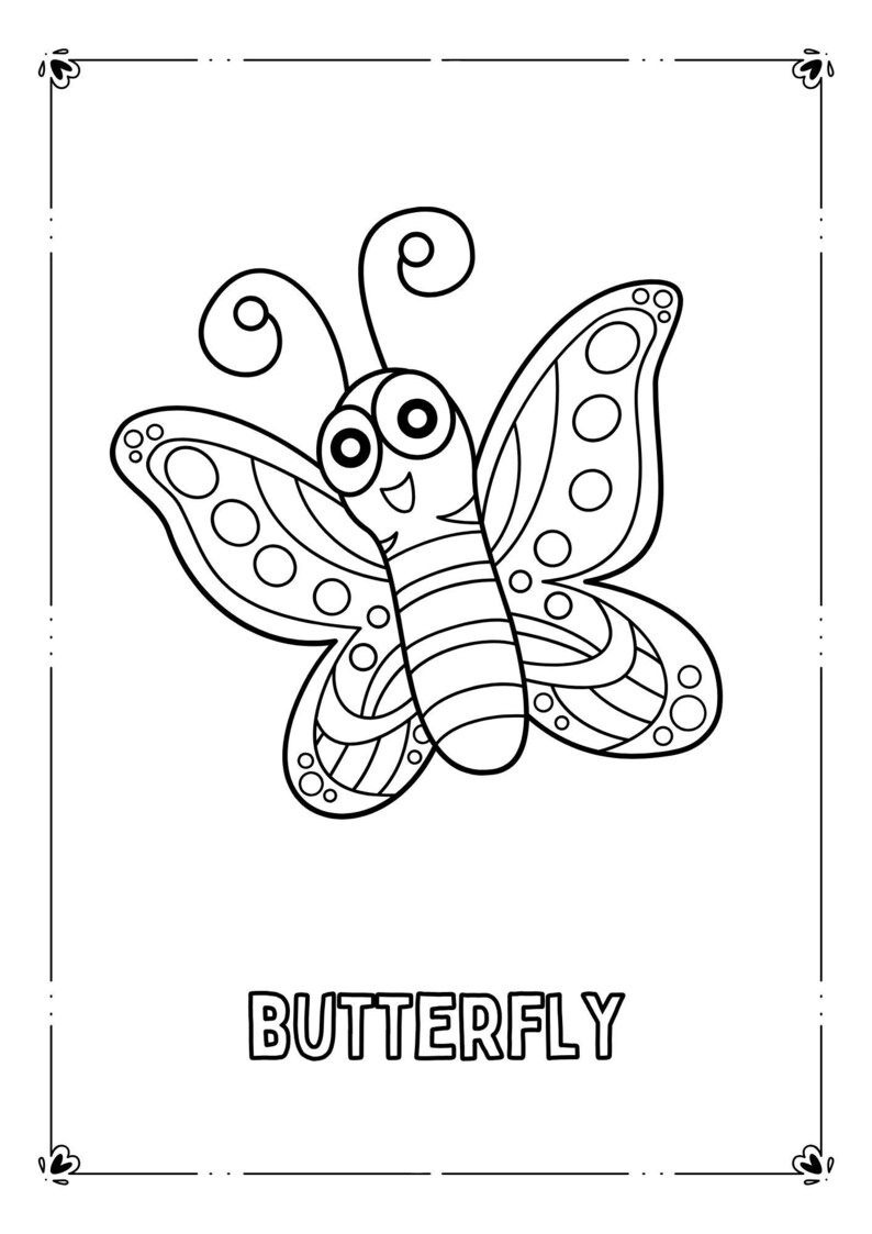 Bugs Coloring Book - Explore and Color the World of Amazing Insects! - Etsy