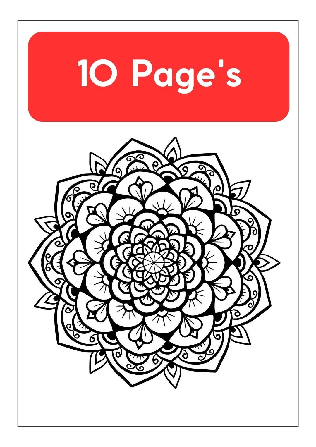 Mandala Coloring Book PDF - Relax, Create, and Explore Art! - Etsy