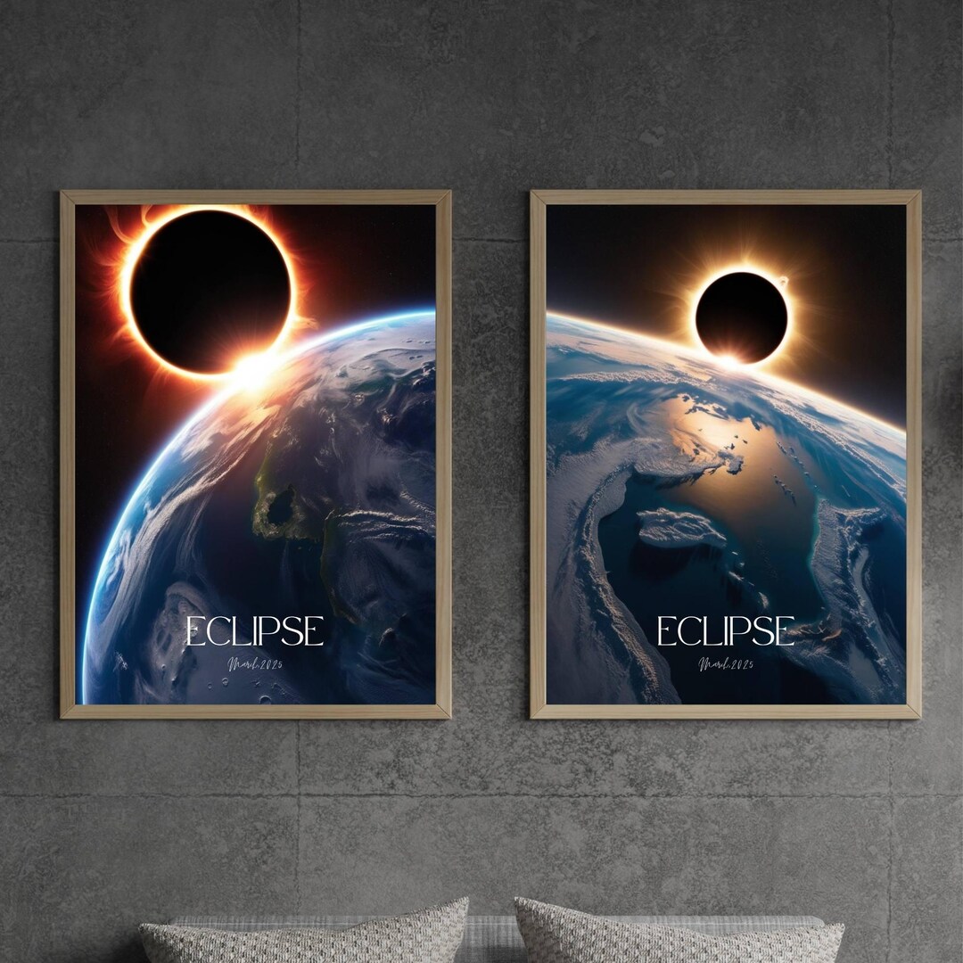 Solar Eclipse 2025 Digital Download, Eclipse Printable, Solar Eclipse ...