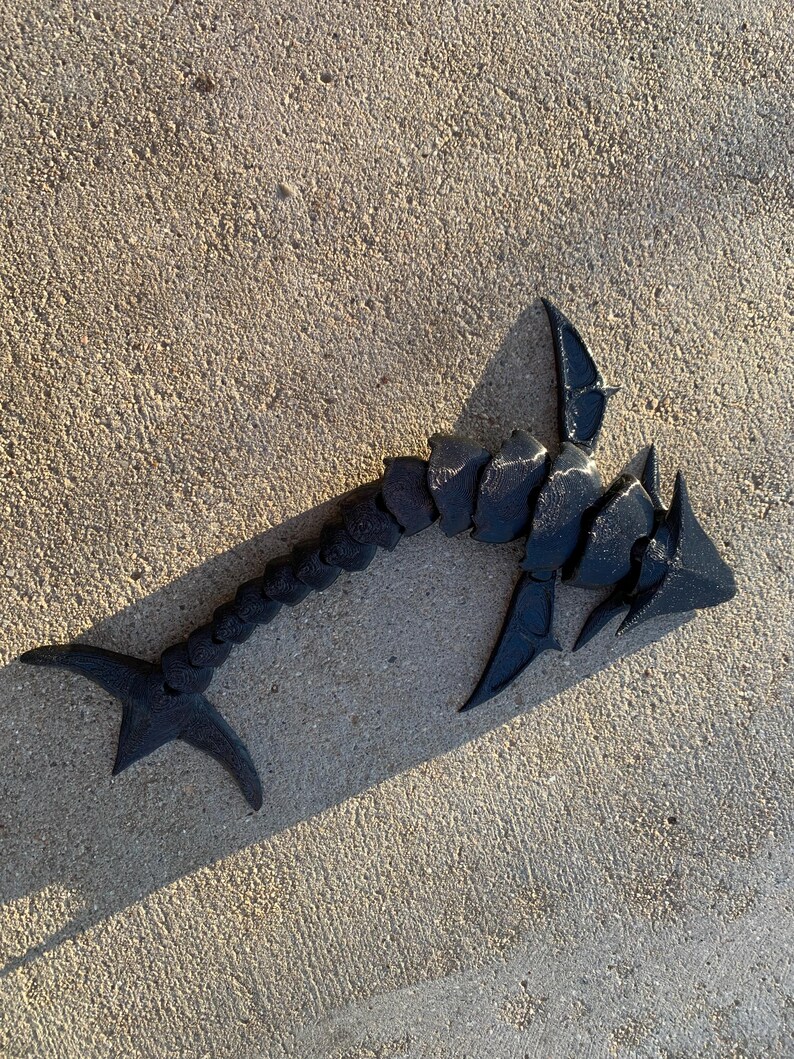3D Printed Boneshark - Articulated Subnautica Collectible - Etsy