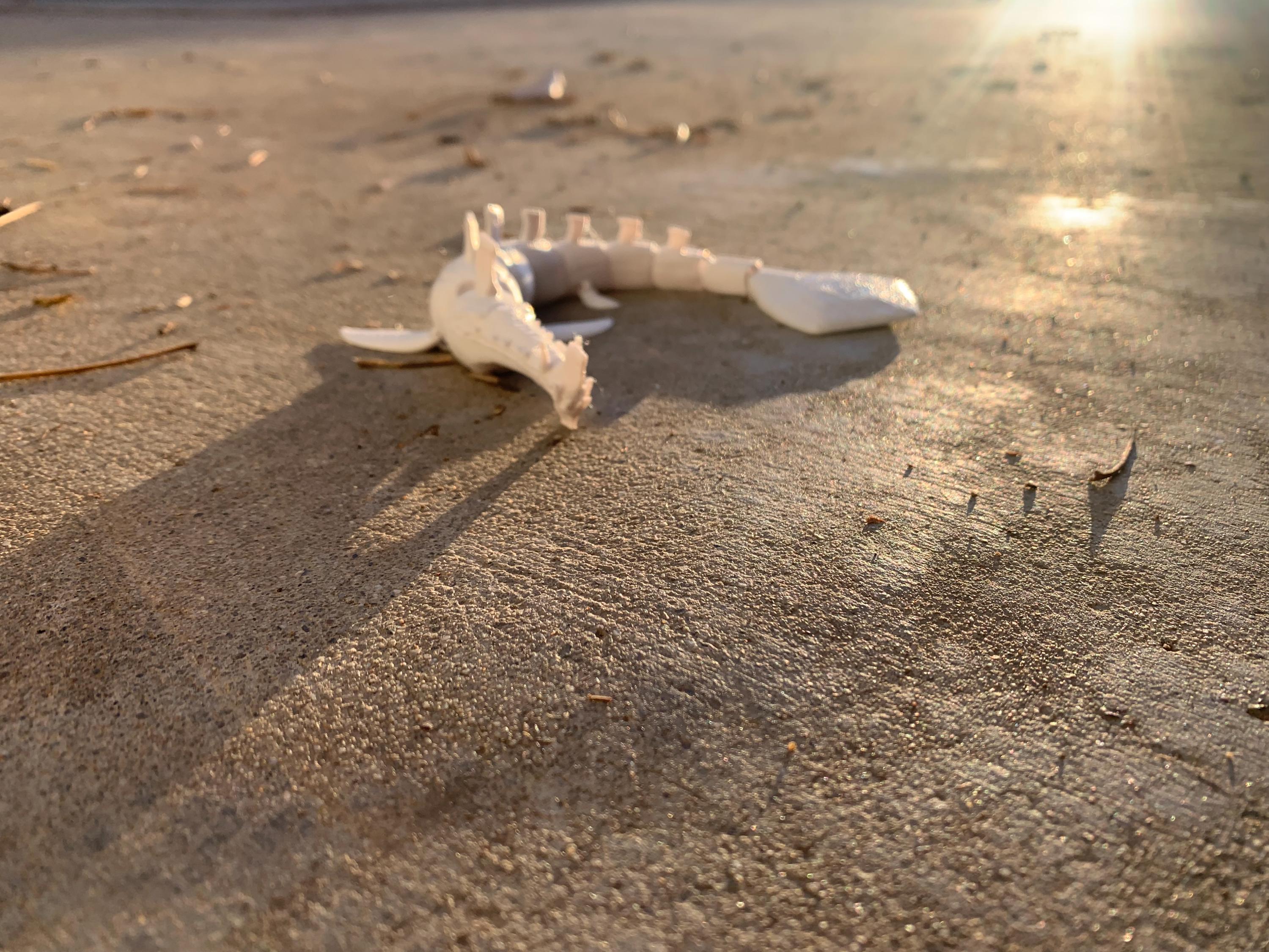 3D Printed Stalker - Articulated Subnautica Creature Model - Etsy