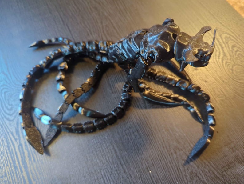 Leviathans - Articulated 3D Printed Subnautica Figures, Chelicerate ...