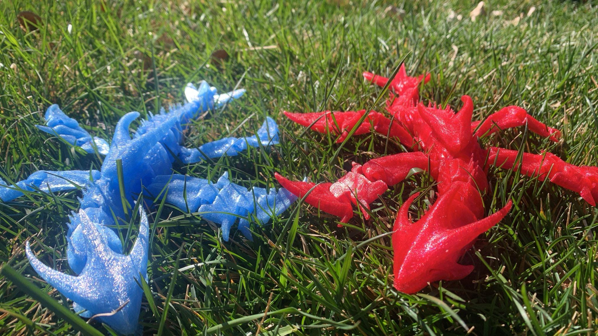 3D Printed Articulated Ice Dragon - Subnautica: Below Zero Cut Content ...