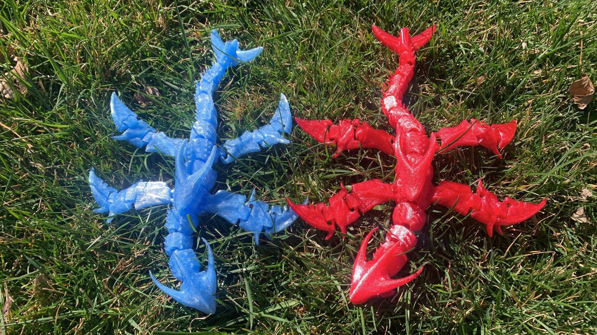 3D Printed Articulated Ice Dragon - Subnautica: Below Zero Cut Content ...