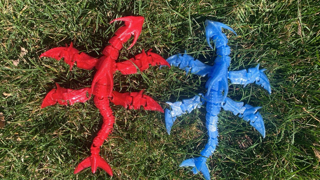 3D Printed Articulated Ice Dragon - Subnautica: Below Zero Cut Content ...
