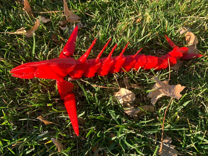 Leviathans - Articulated 3D Printed Subnautica Figures, Chelicerate ...