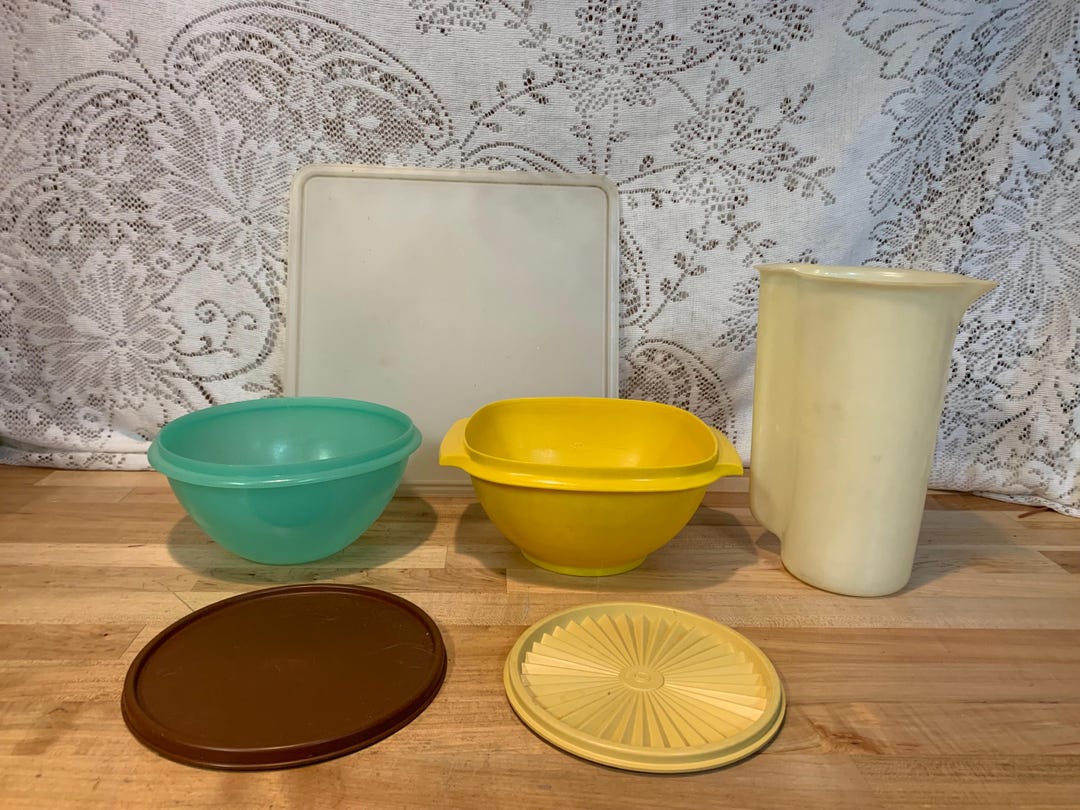 6 Piece Lot of Various Odd and Ends Tupperware Items - Etsy