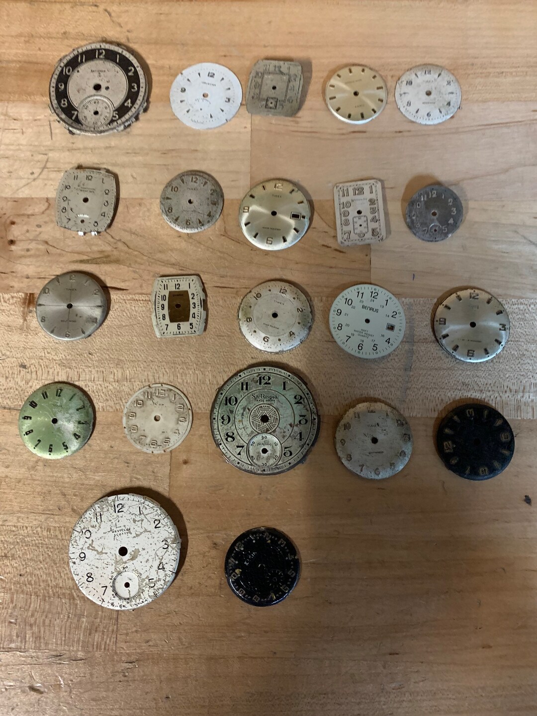 22 Pieces of Vintage Watch Faces Craft Jewelry Steampunk - Etsy