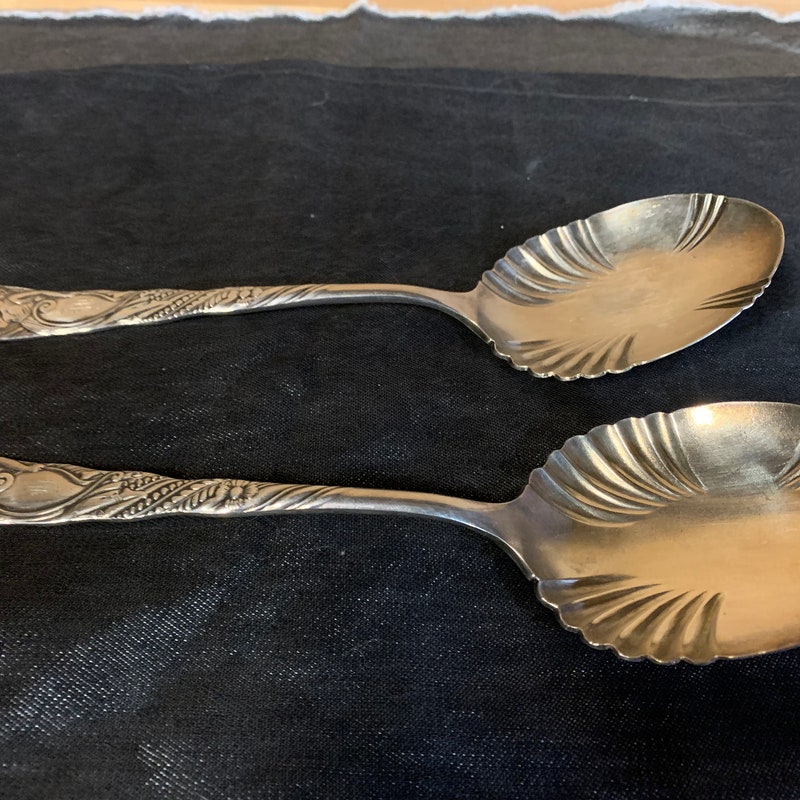 Silver Plate Serving Spoon - Etsy