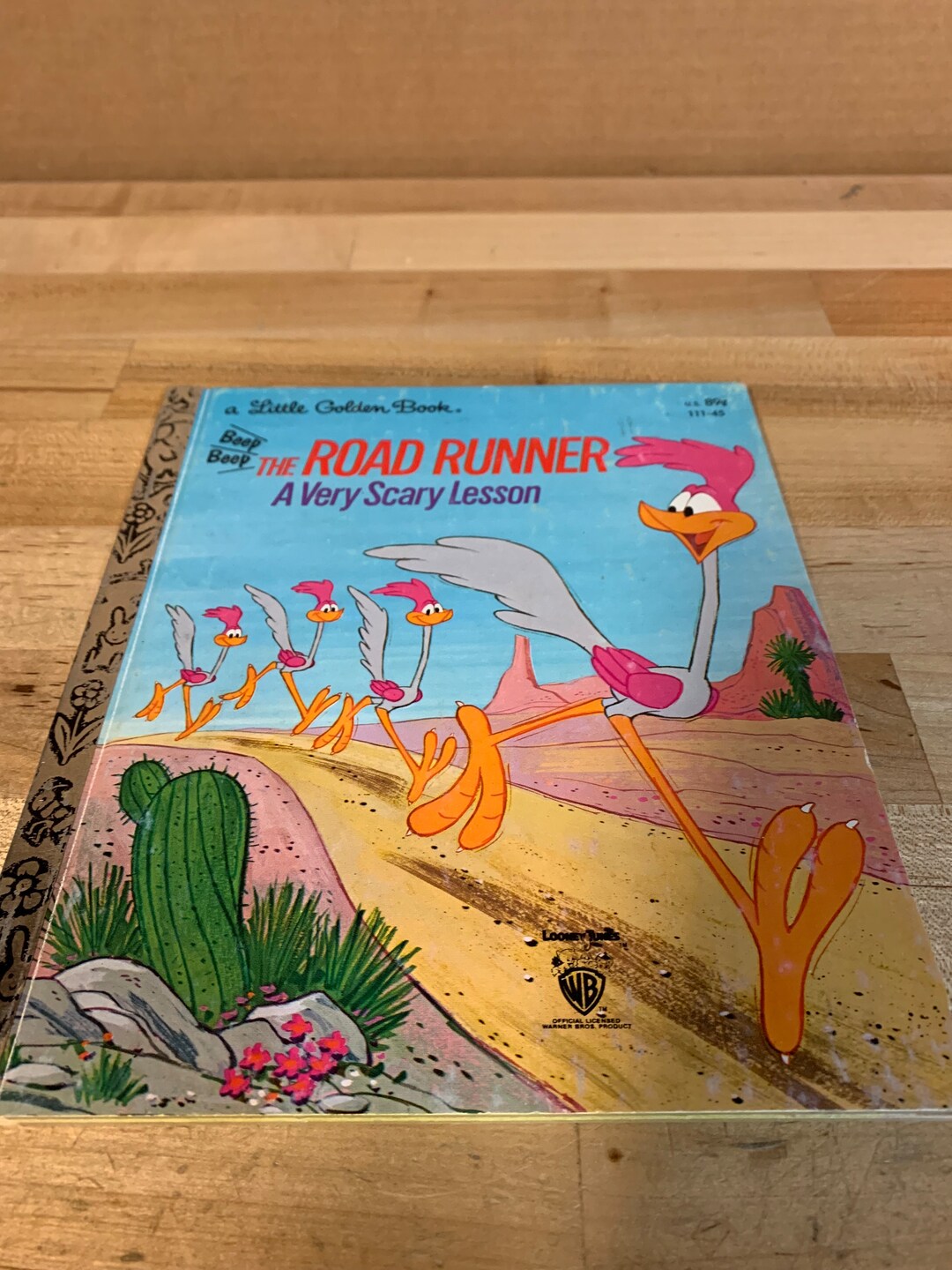 Vintage 1974 Little Golden Book the Road Runner A Very Scary Lesson - Etsy