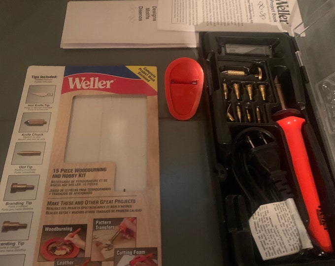 Wood Burning and Hobby 15 Piece Weller Kit - Etsy
