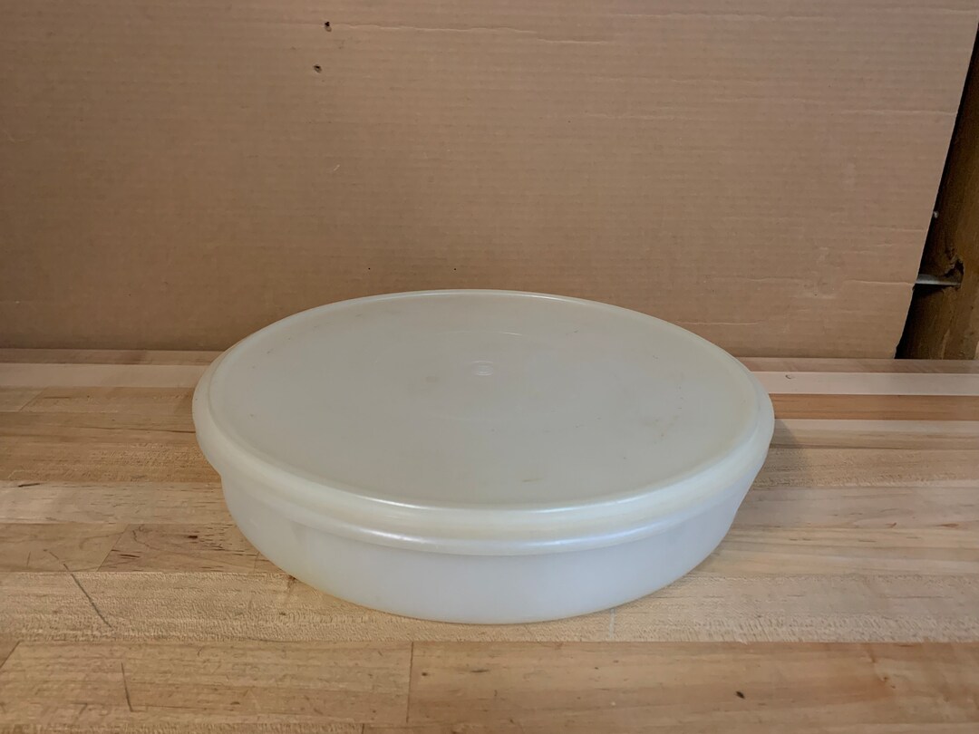 Vintage Tupperware 12 Inch Round Storage/take Along Container - Etsy