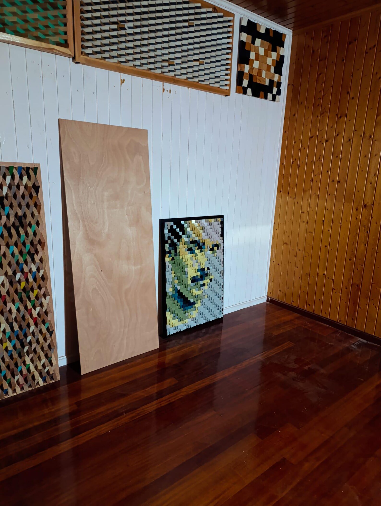 Freddie Mercury Wood Mural, Pixelated Portrait, 3D Acoustic Diffuser - Etsy