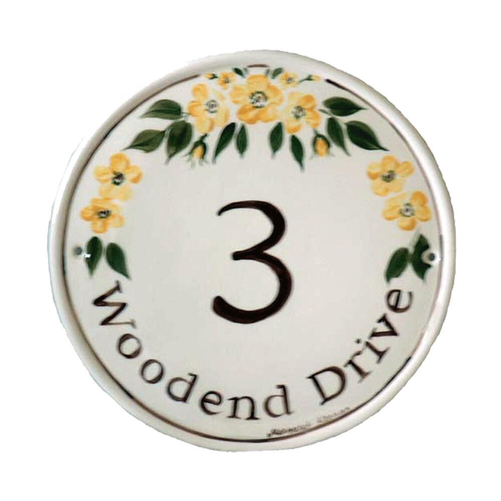 Custom Painted Ceramic Room Sign Personalized Baby Plate - Etsy