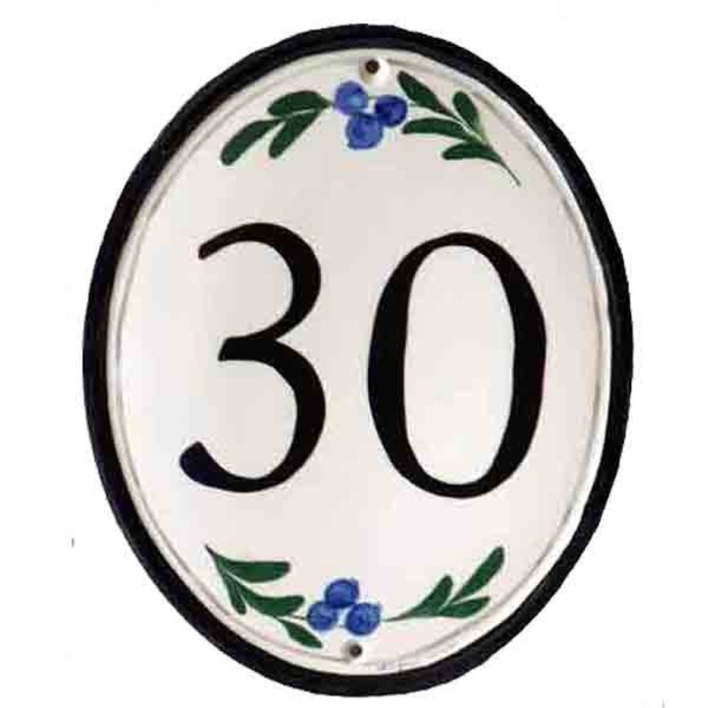 Ceramic House Number - Etsy