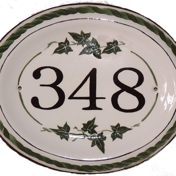 Ceramic House Plaque - Etsy