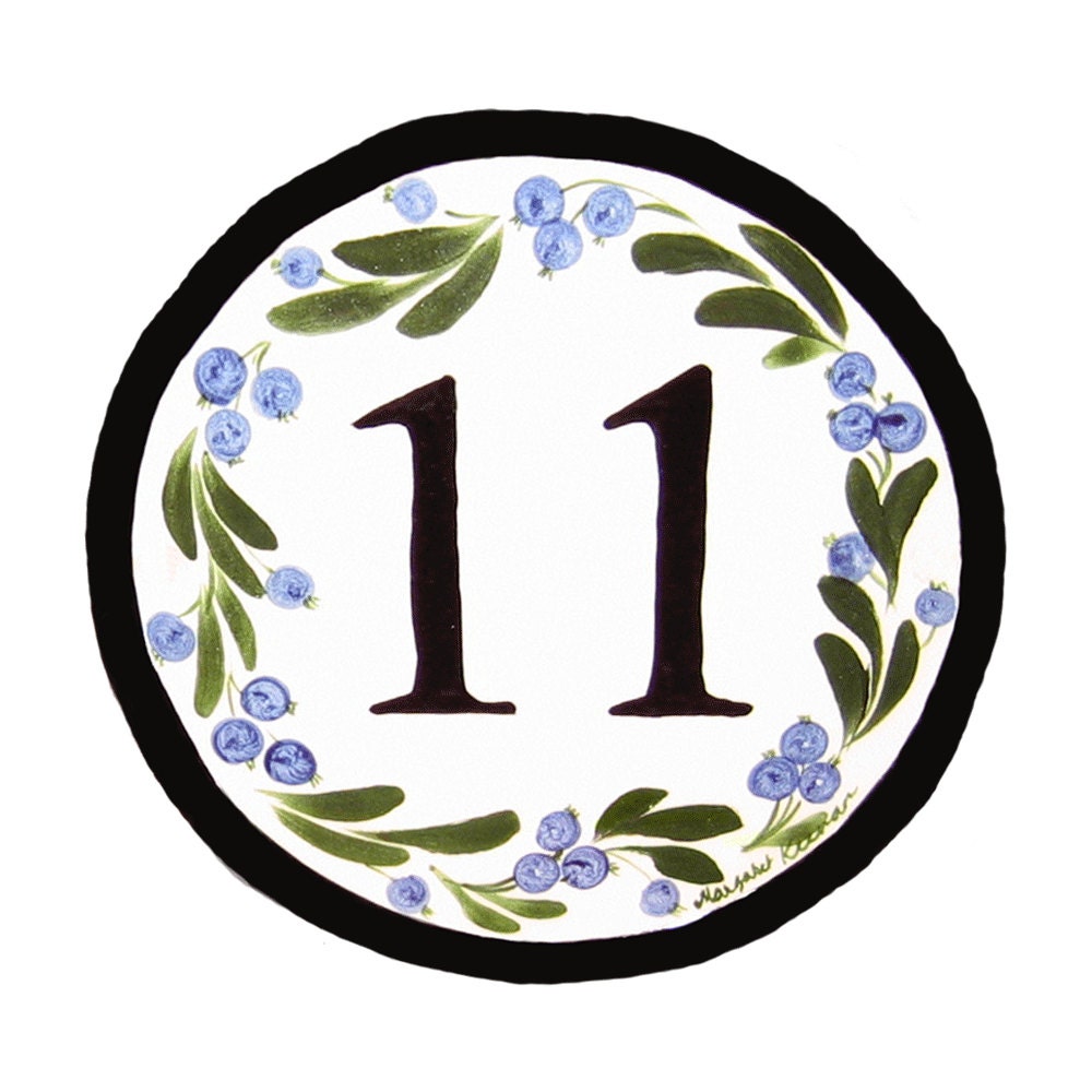 Custom Painted Ceramic Room Sign, Personalized Baby Plate, Name Plaque ...