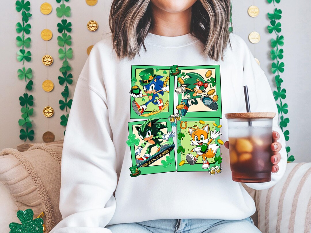 Sonic St Patrick Day PNG , St Patrick's Day Png, St Patrick Day, Sonic ...
