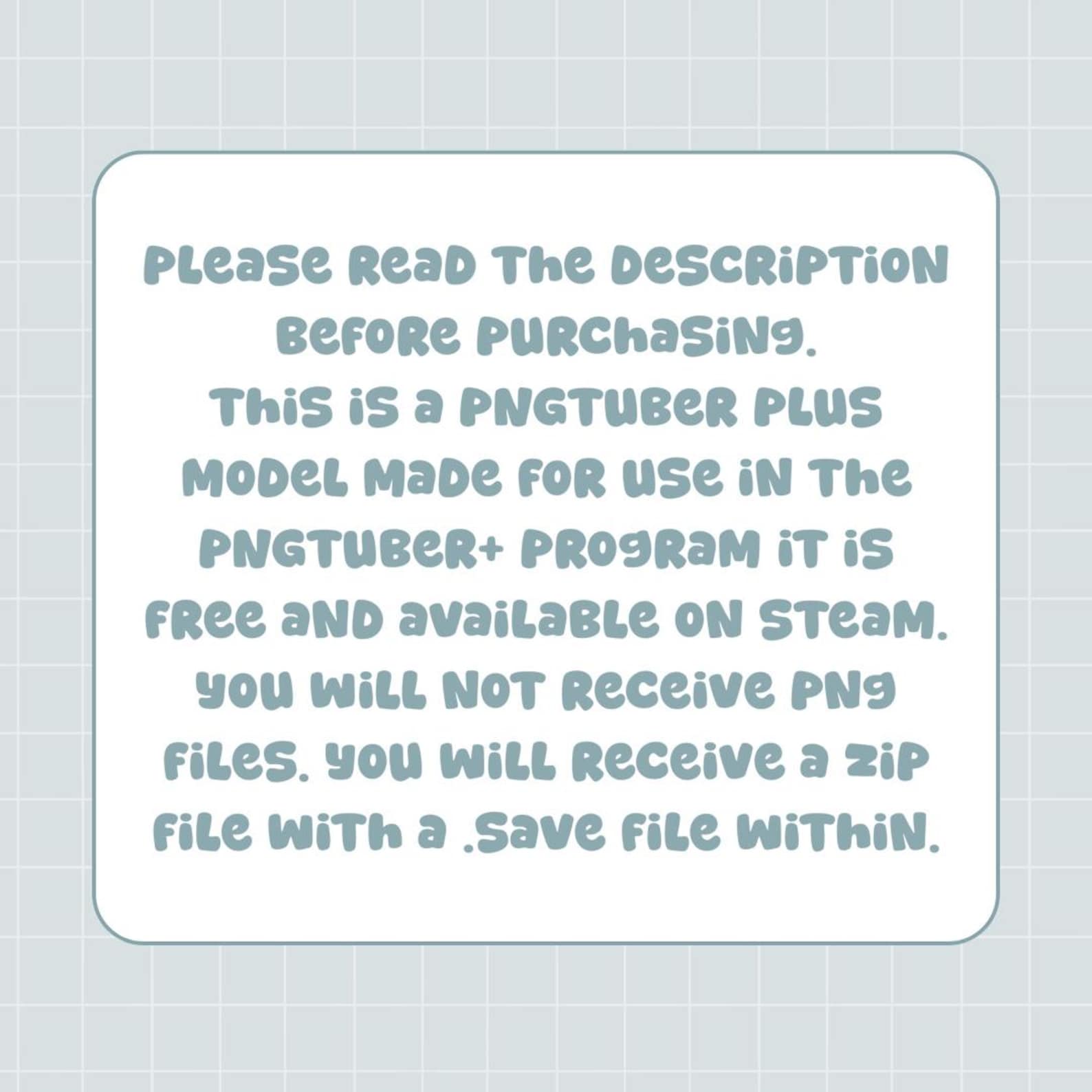 Light Blue Girl Pngtuber Plus Model | Pre-made Avatar Ready-to-use for ...