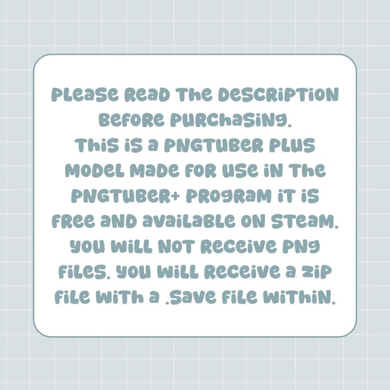 Light Blue Girl Pngtuber Plus Model | Pre-made Avatar Ready-to-use for ...