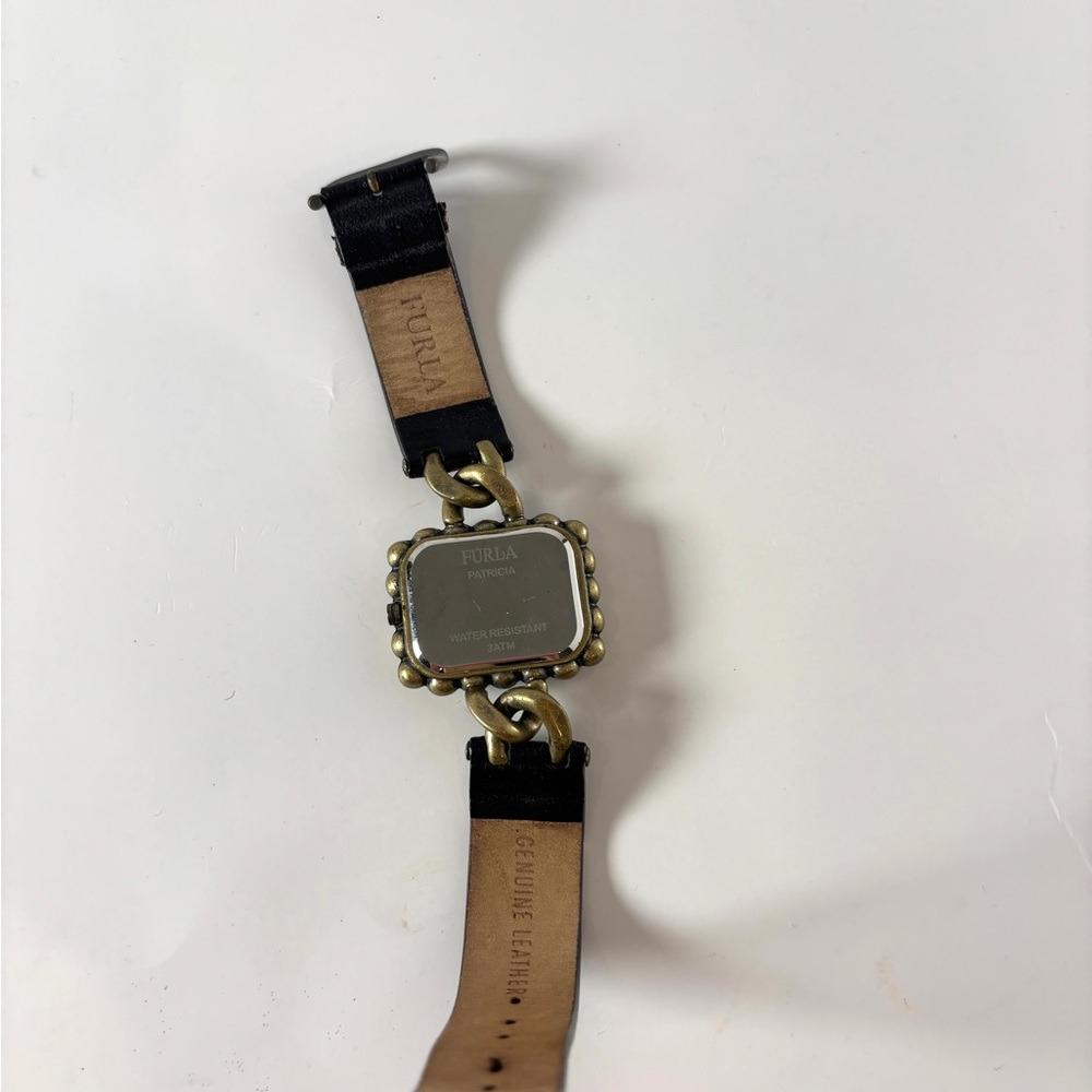 Furla Vintage Italian Leather Bracelet Watch - Etsy