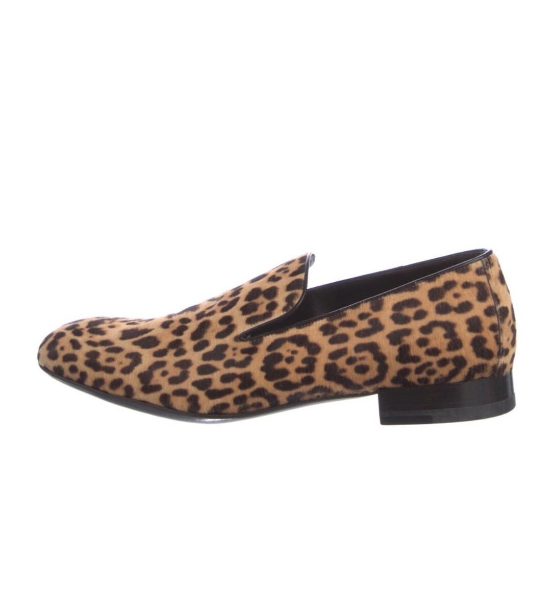 Vintage YSL Animal Print Pony Hair Loafers - Size 40.5 - Etsy