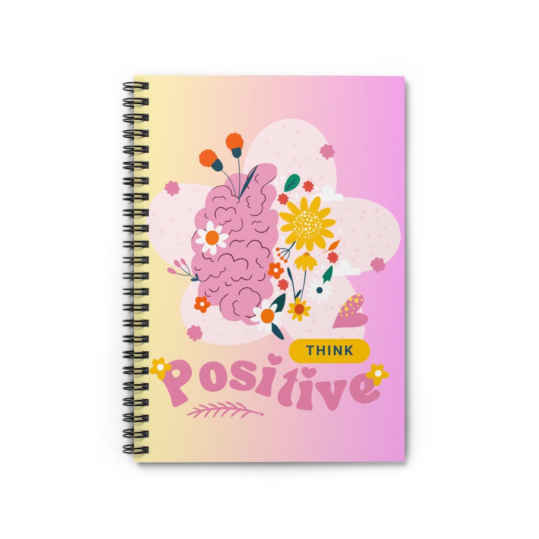 Positive Thinking Gift, Positive Thinking Journal, Mental Health ...