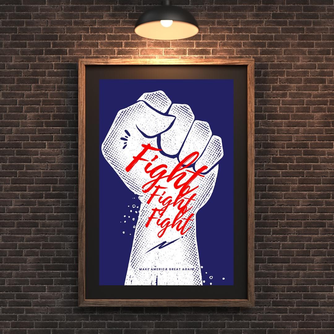 Fight Fight Fight Impeach PNG Poster, Donald Trump, Instant Download ...