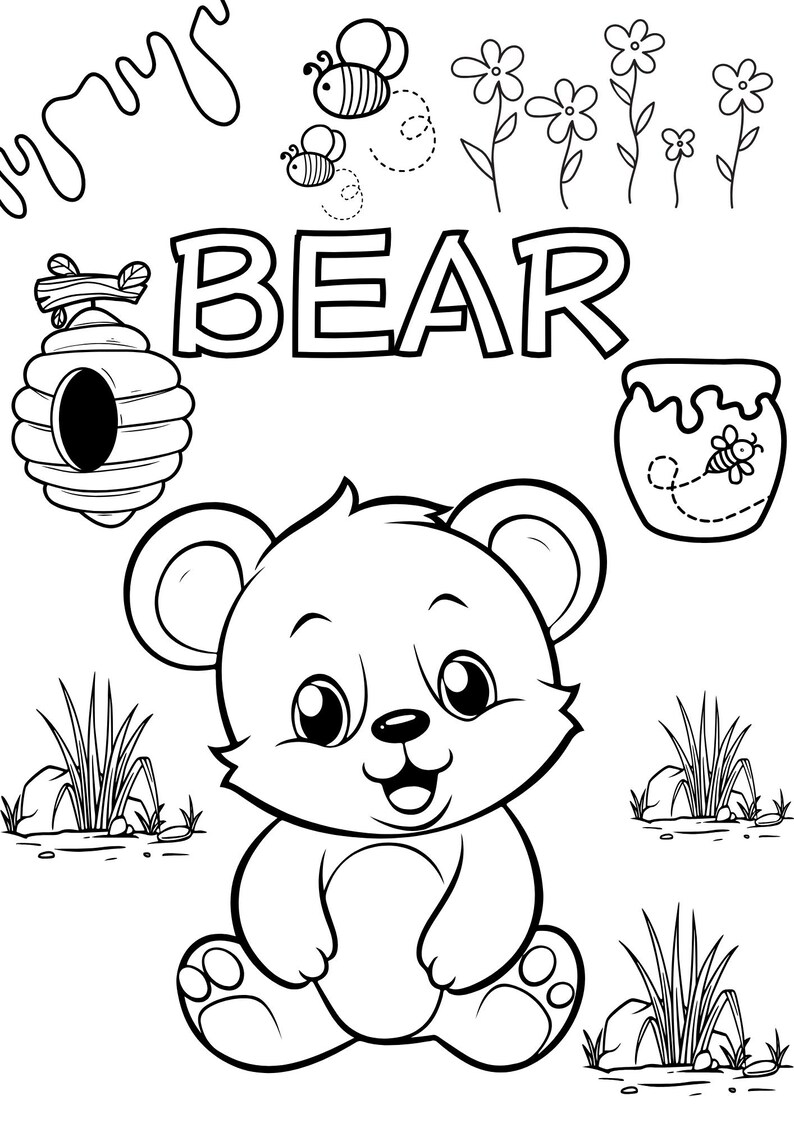 Animal A to Z Coloring Book / Suitable for Kids for Fun Learning and ...