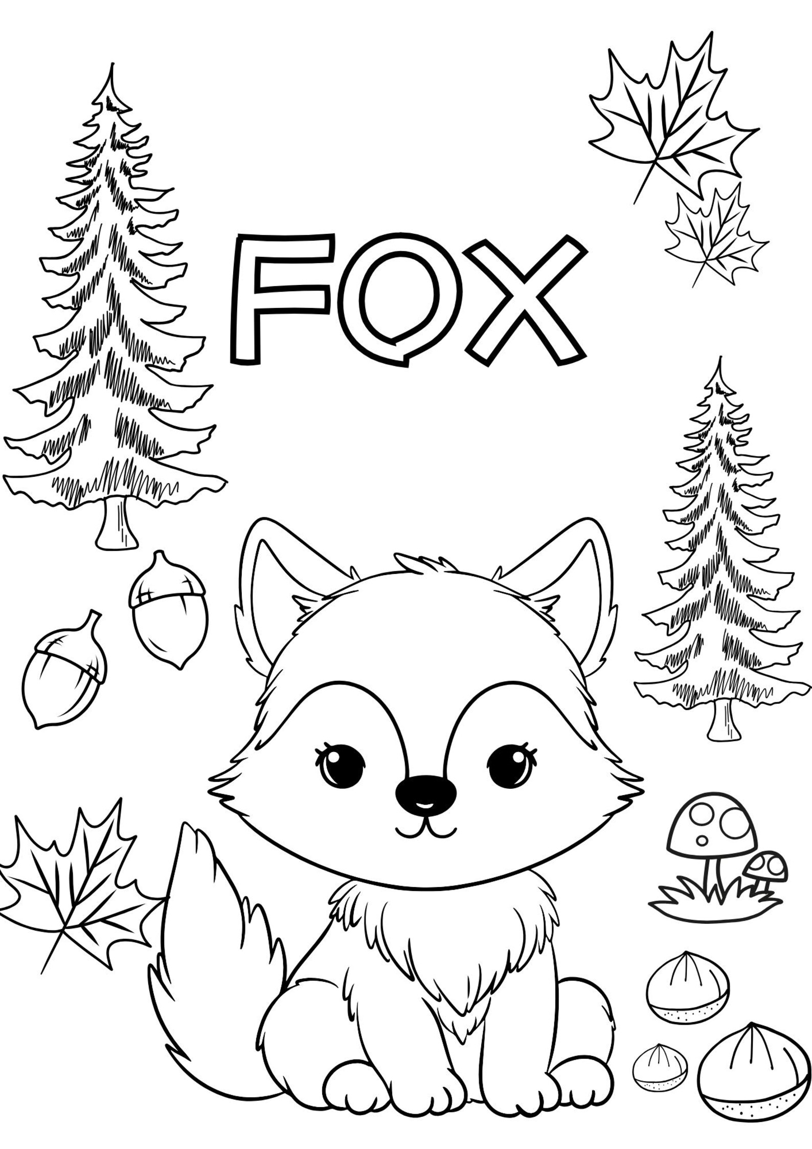 Animal A to Z Coloring Book / Suitable for Kids for Fun Learning and ...