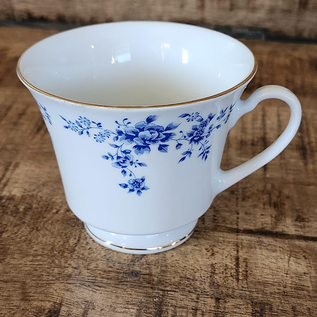 China Garden Dainty Blue Floral Pattern Teacup. Replacement Piece - Etsy