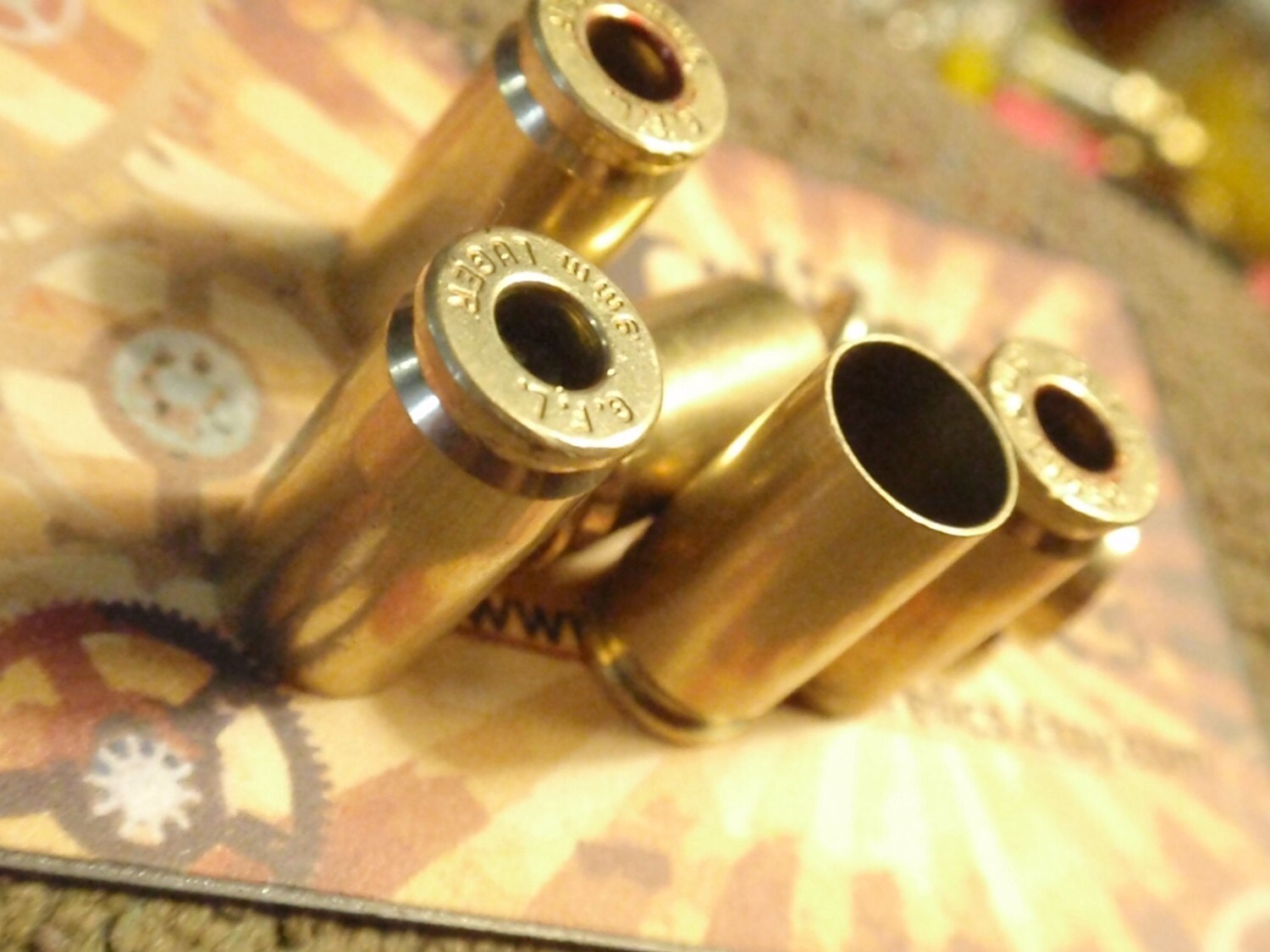 bullet casings 25 Primerless 9mm Empty brass shells rounds | Etsy