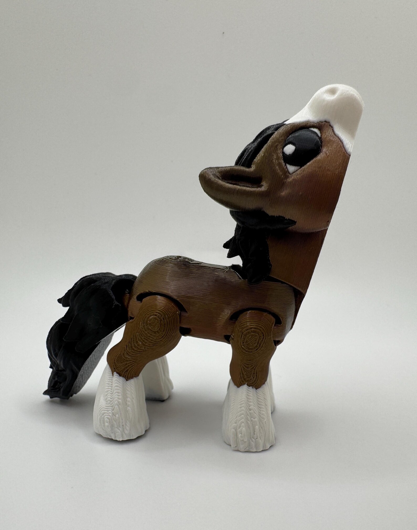 3D Printed Articulated Horse | Poseable Figurine by Cinderwing3d ...