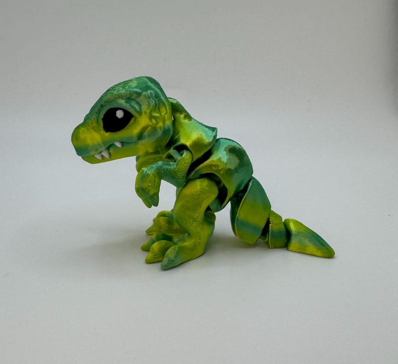 Adorable Articulated Baby T-rex – 3D Printed Dinosaur Toy – Designed by ...