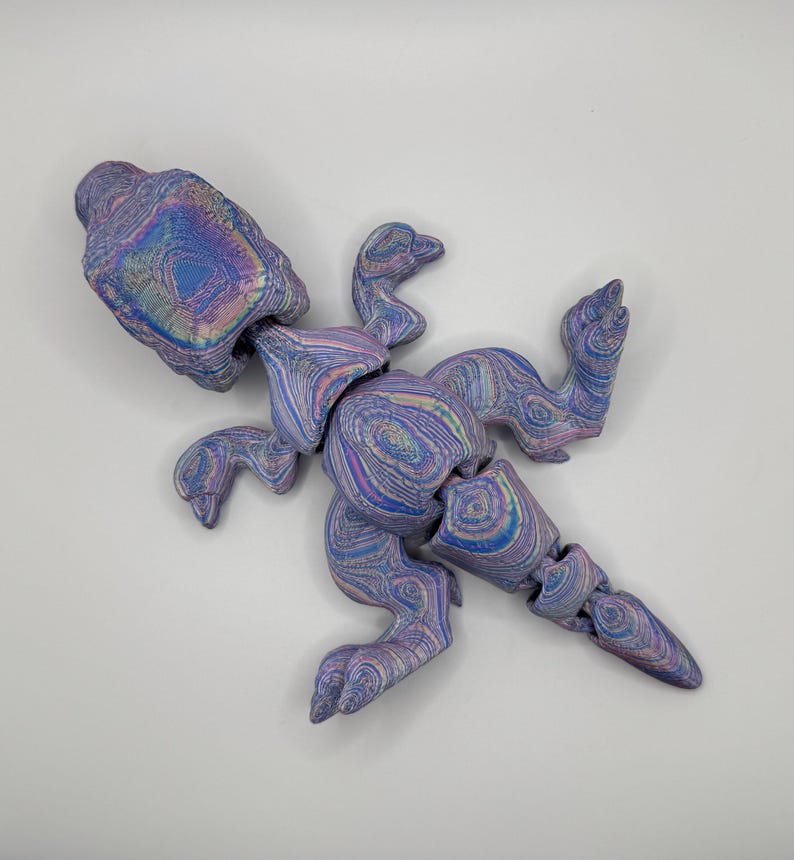 Multicolor Articulated T-rex – Full-sized 3D Printed Dinosaur by ...