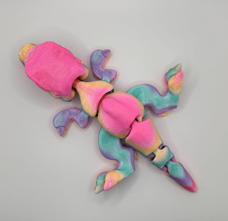 Multicolor Articulated T-rex – Full-sized 3D Printed Dinosaur by ...