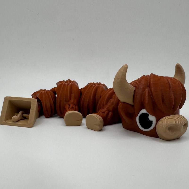 Highland Cow 3d Print Stl - Etsy