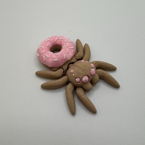 3D Printed Articulated Spiders – Mushroom, Four Leaf Clover, & Donut ...