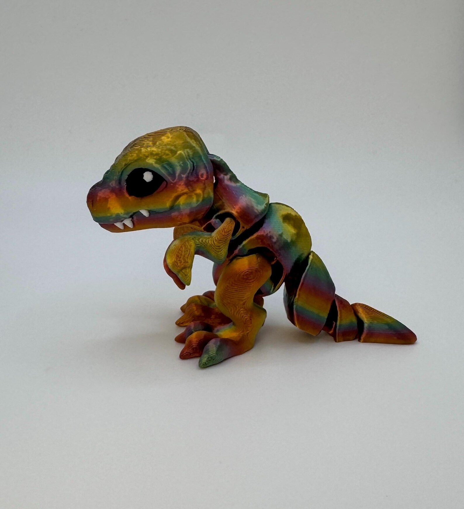 Adorable Articulated Baby T-rex – 3D Printed Dinosaur Toy – Designed by ...