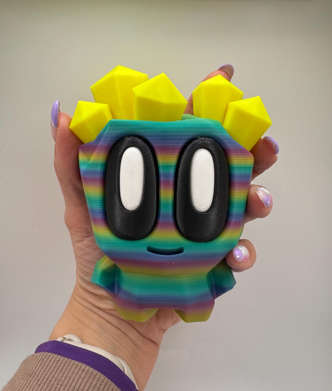 Mega 3D Printed Pet Rock With Glow-in-the-dark Crystals – Blob Lab ...