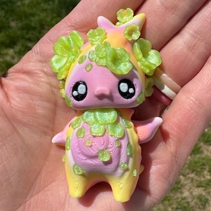 Cherry Blossom Pixie – 3D Printed Fantasy Creature | Articulated Figurine by Layers in Green - Etsy